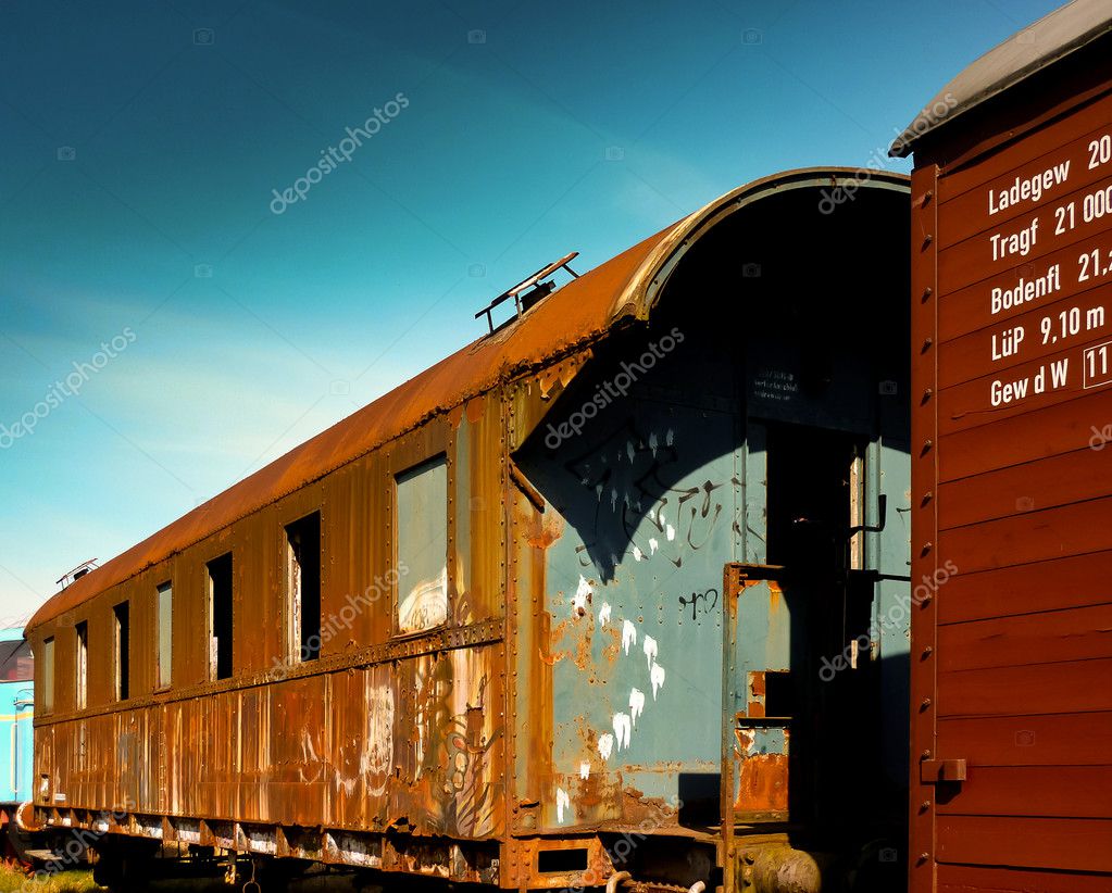 Rusty wagon — Stock Photo © DL80WES #10445802