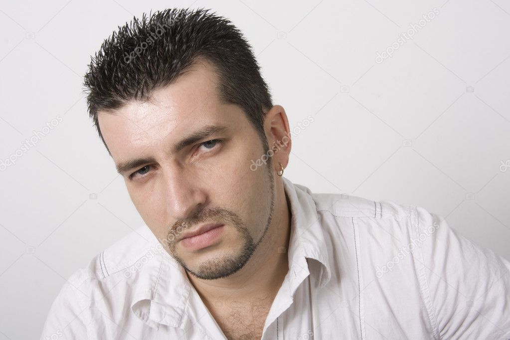 cara séria — Fotografias de Stock © 3A3PRO #9394805