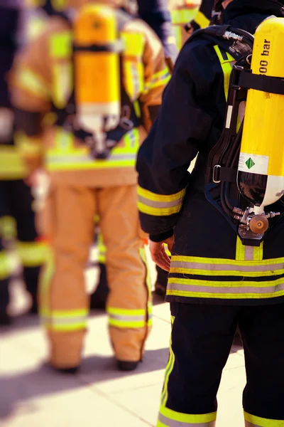 firefighters prepared to work - Stock Image - Everypixel