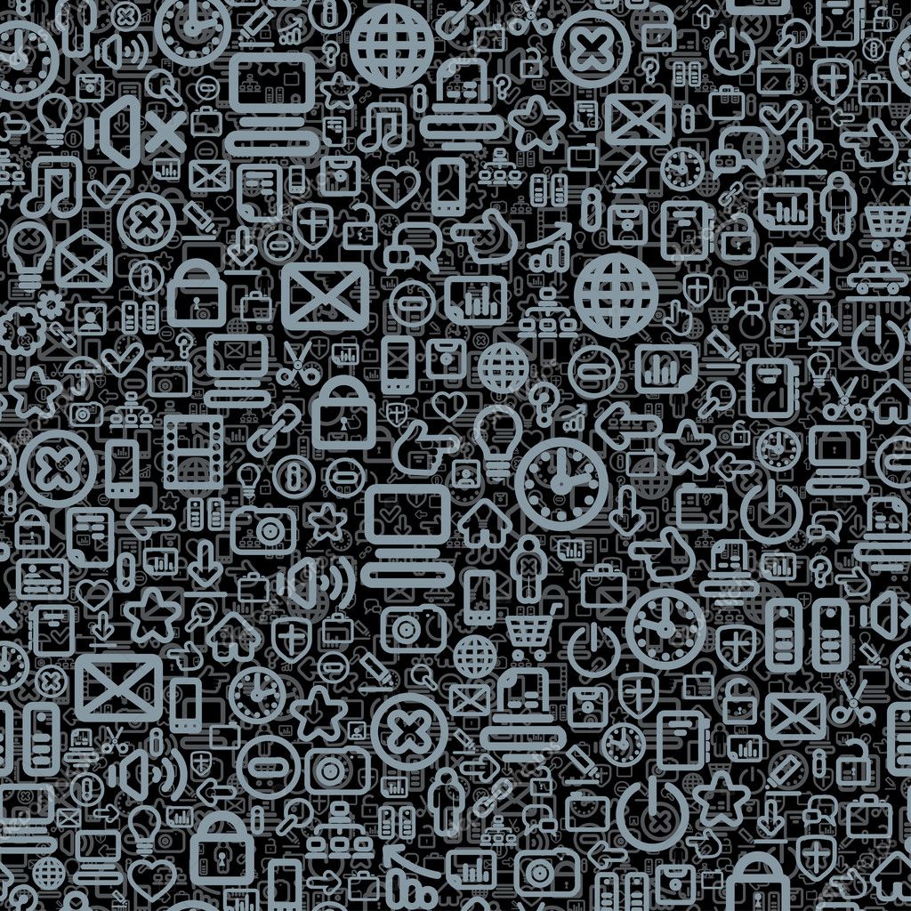 Seamless Technology Pattern — Stock Vector © PILart #10578824