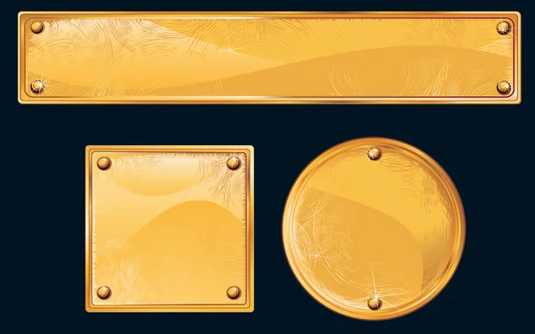 Golden plate Stock Vectors, Royalty Free Golden plate Illustrations ...