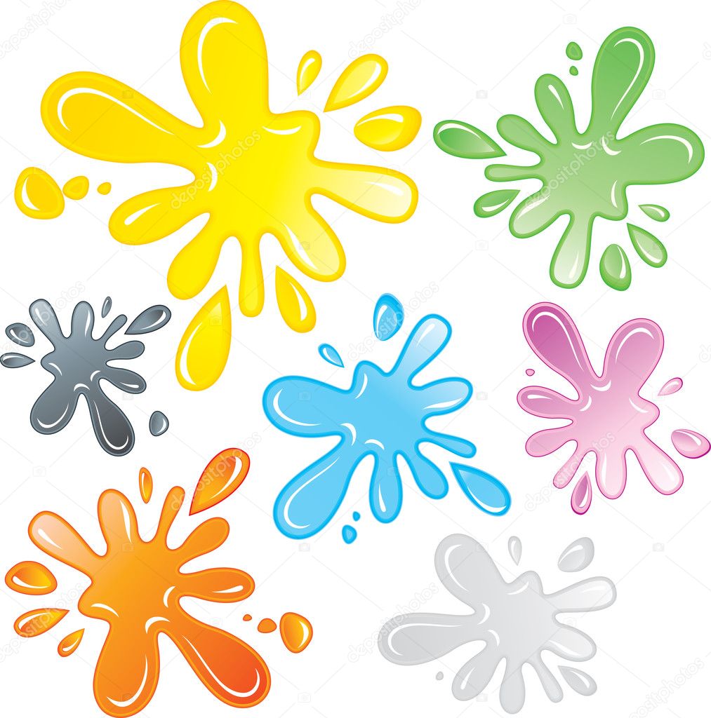 Splash set — Stock Vector © PILart #8439060