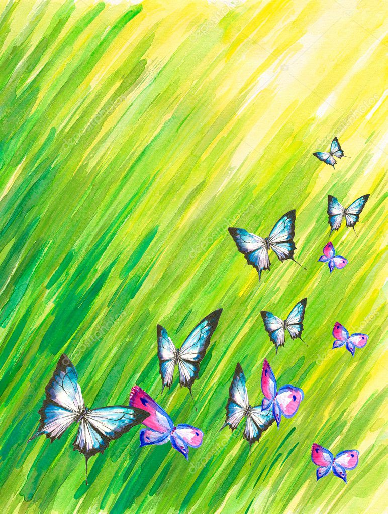 Green background Stock Illustration by ©DeepGreen #8414911