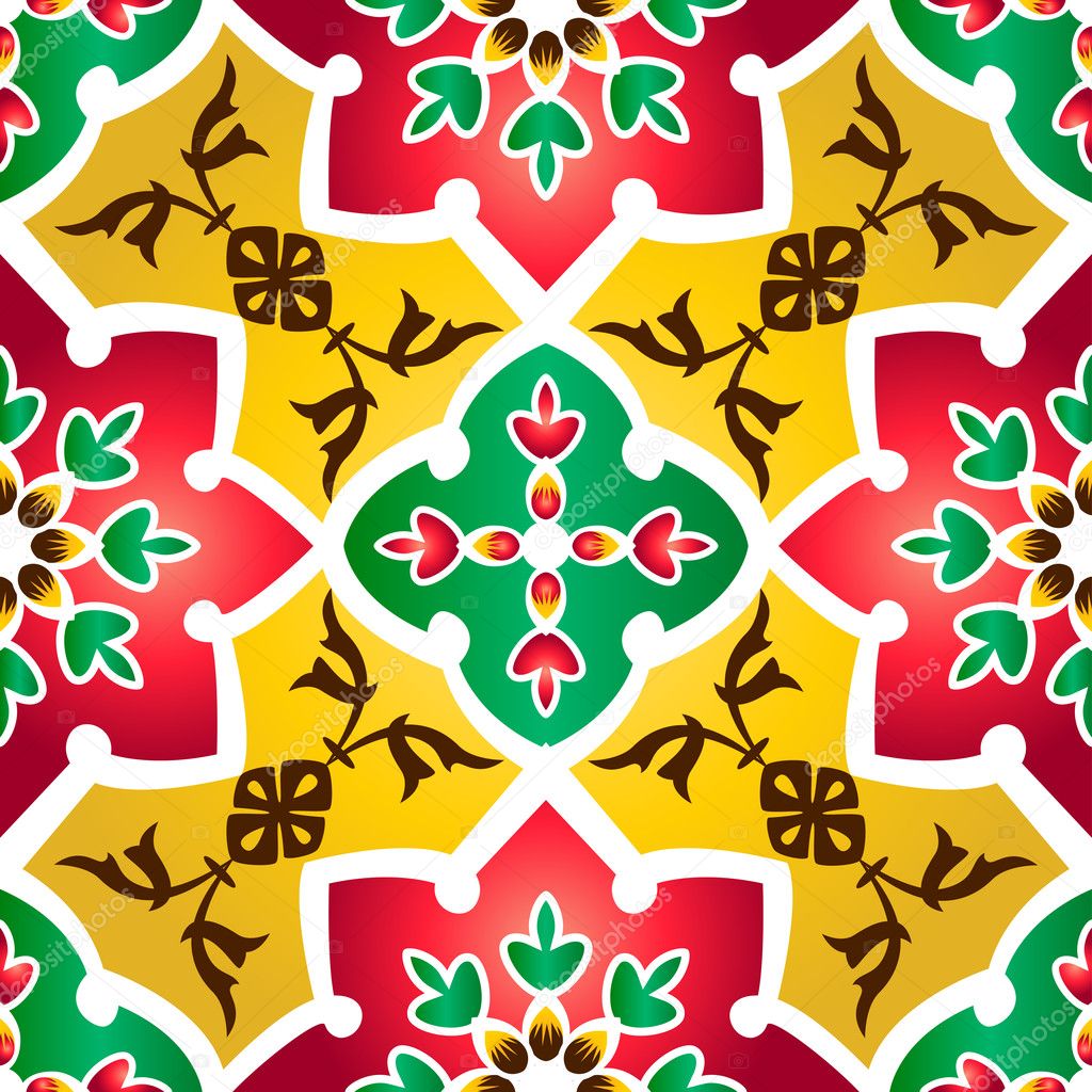 Traditional Islamic Pattern — Stock Vector © sateda #10450247