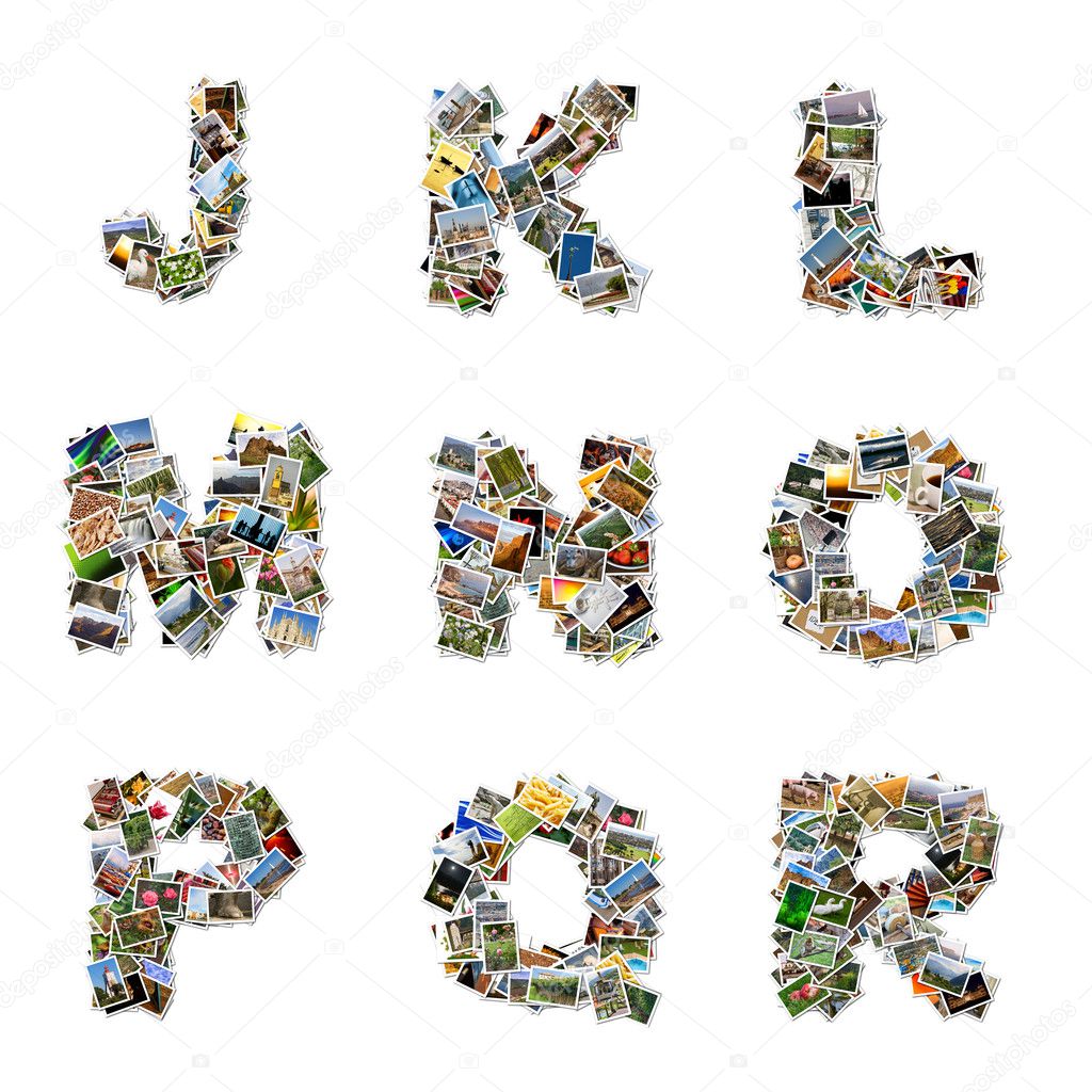 Pictures alphabet J-R — Stock Photo © maigi.com #8521097
