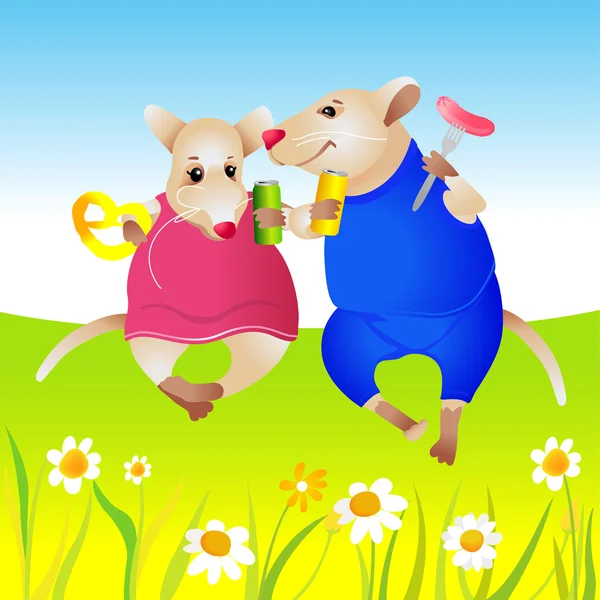 Two mouse Vector Art Stock Images | Depositphotos