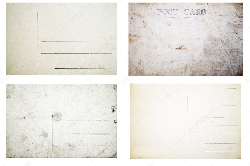 Set of grunge empty postcards Stock Photo by ©Alexis84 9745979