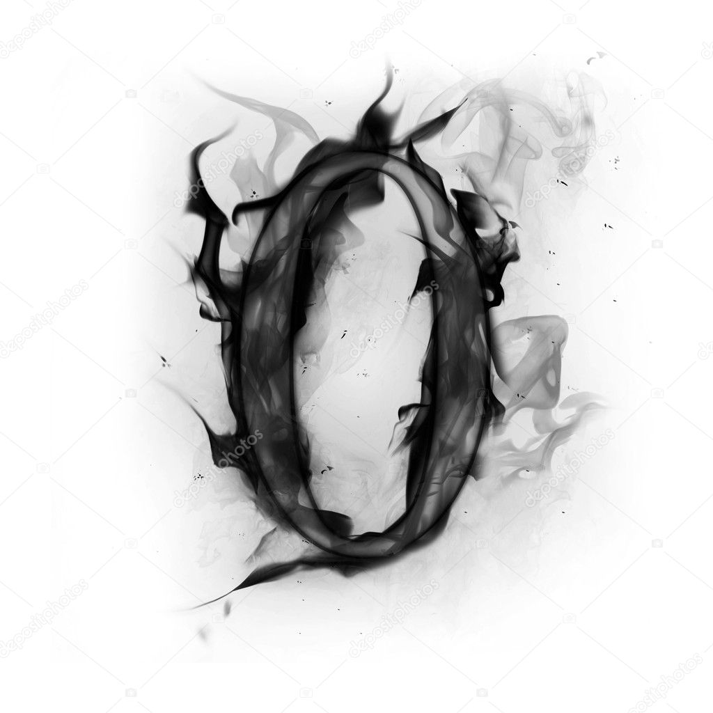 Black smoke number 0 Stock Photo by ©Kesu01 9293434