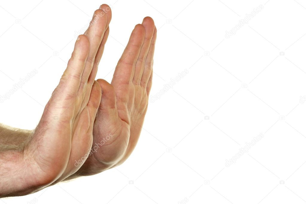 Hands Refusing Stock Photo by ©serenethos 8921182