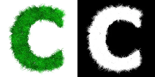 Green capital letter b | Green Capital Letter B made of Grass - with ...