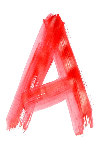 Red handwritten letters — Stock Photo © Zoooom #4652169