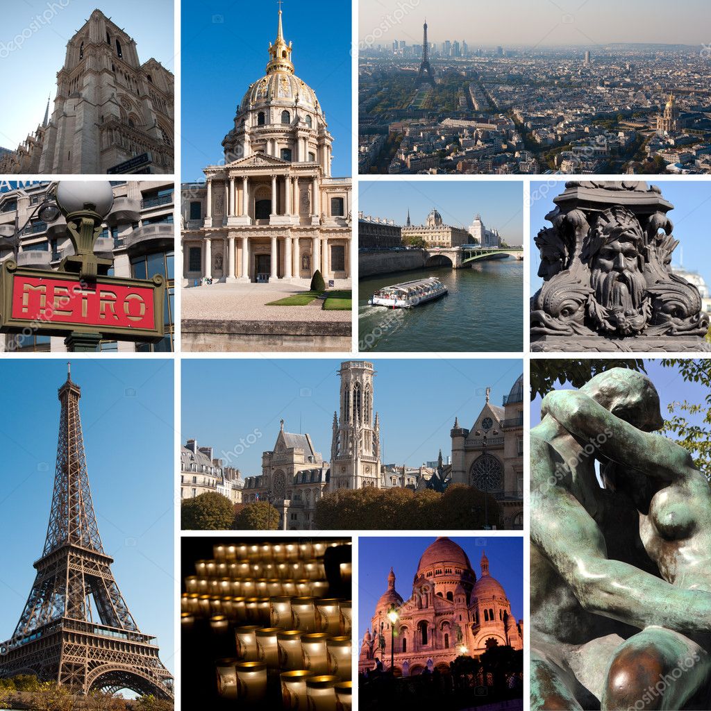 Paris Collage Collages Facebook