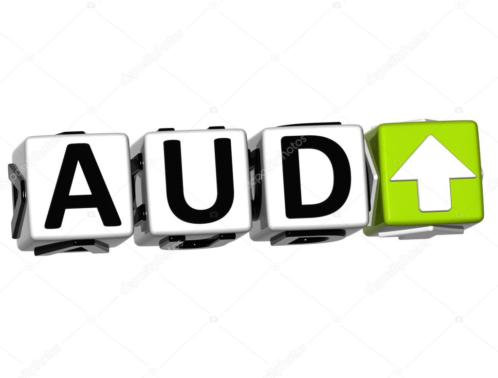 Currency AUD rate concept symbol button on white background Stock Photo ...