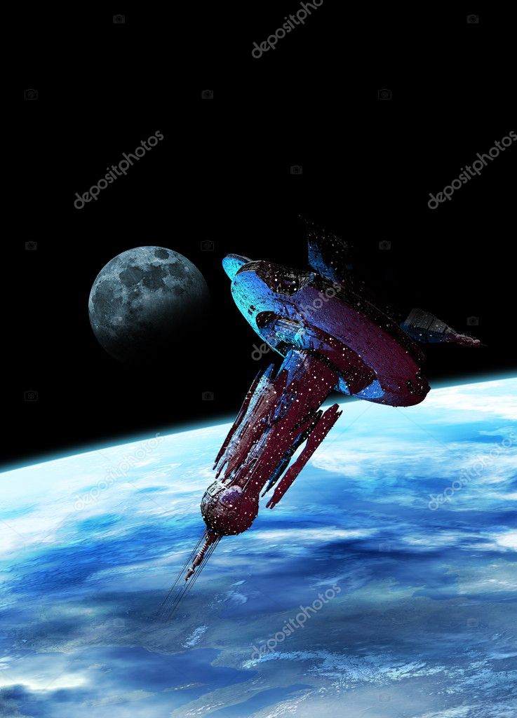 Inside Space Ship Docking Station