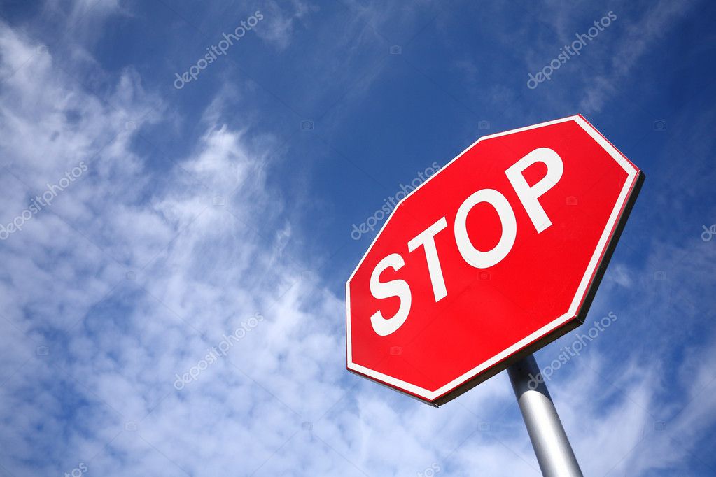 Stop sign — Stock Photo © EmiliaU #8685481