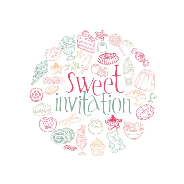 Sweets cover Vector Art Stock Images | Depositphotos