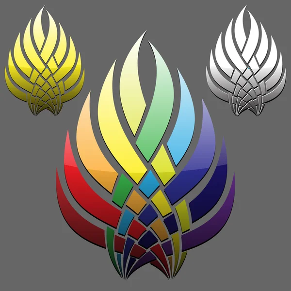 Leaf icons logo and design elements — Stock Vector © alisher #14129587