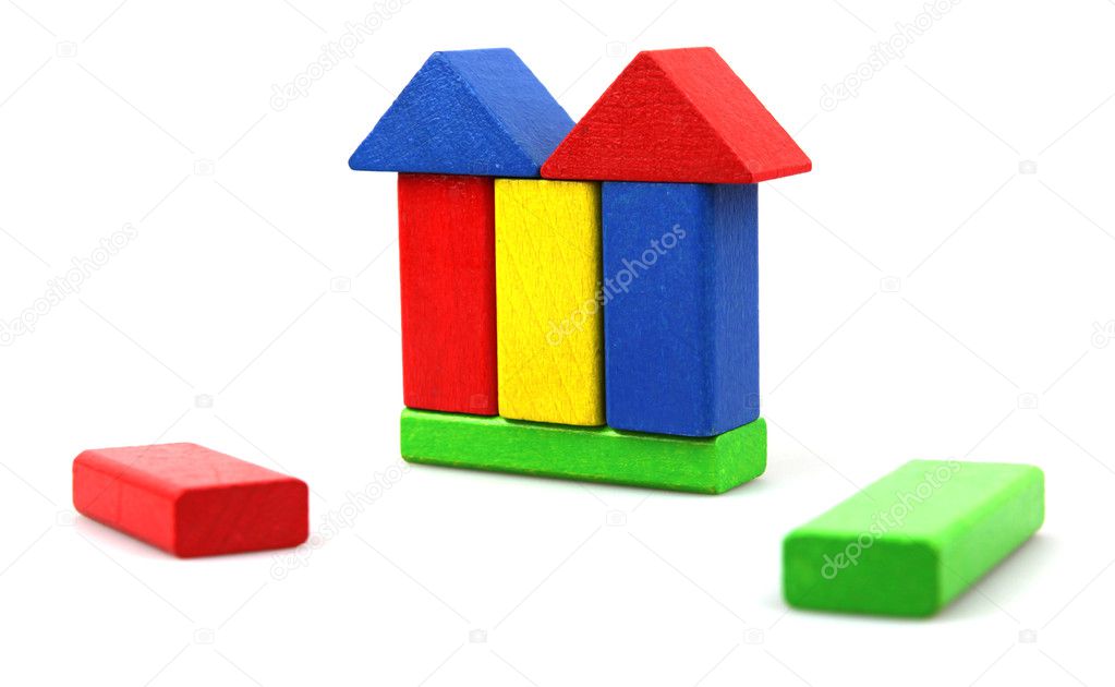 Wooden building blocks — Stock Photo © nenovbrothers #9103762