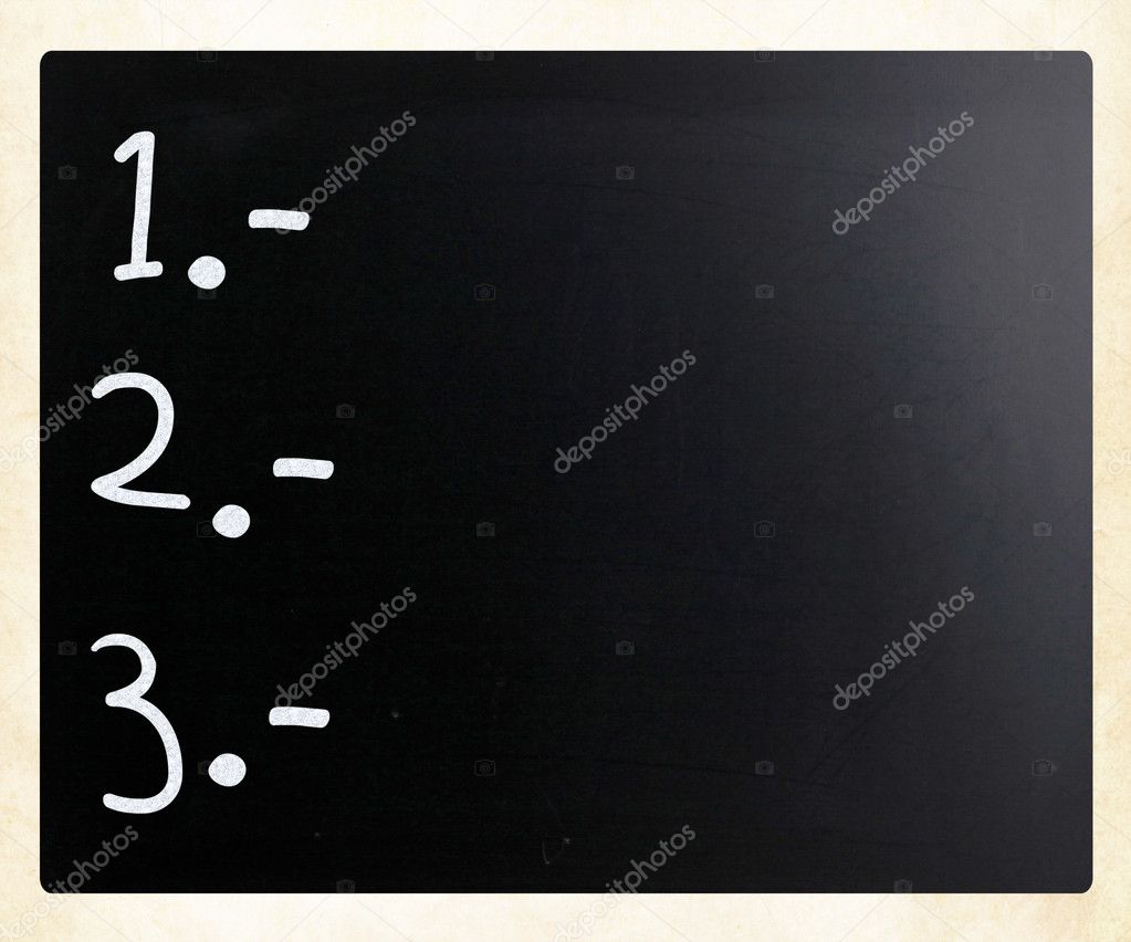 "To do list" handwritten with white chalk on a blackboard Stock Photo ...