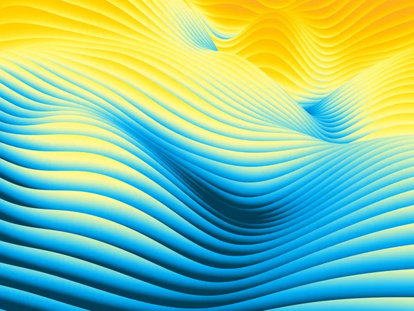 Undulating Wave Design Pattern — Stock Photo © agsandrew #9416318