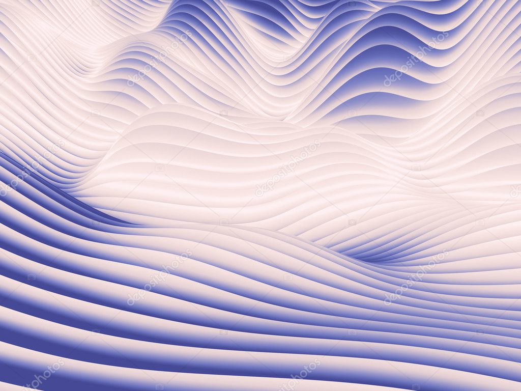 Undulating Wave Design Pattern — Stock Photo © agsandrew #9416318