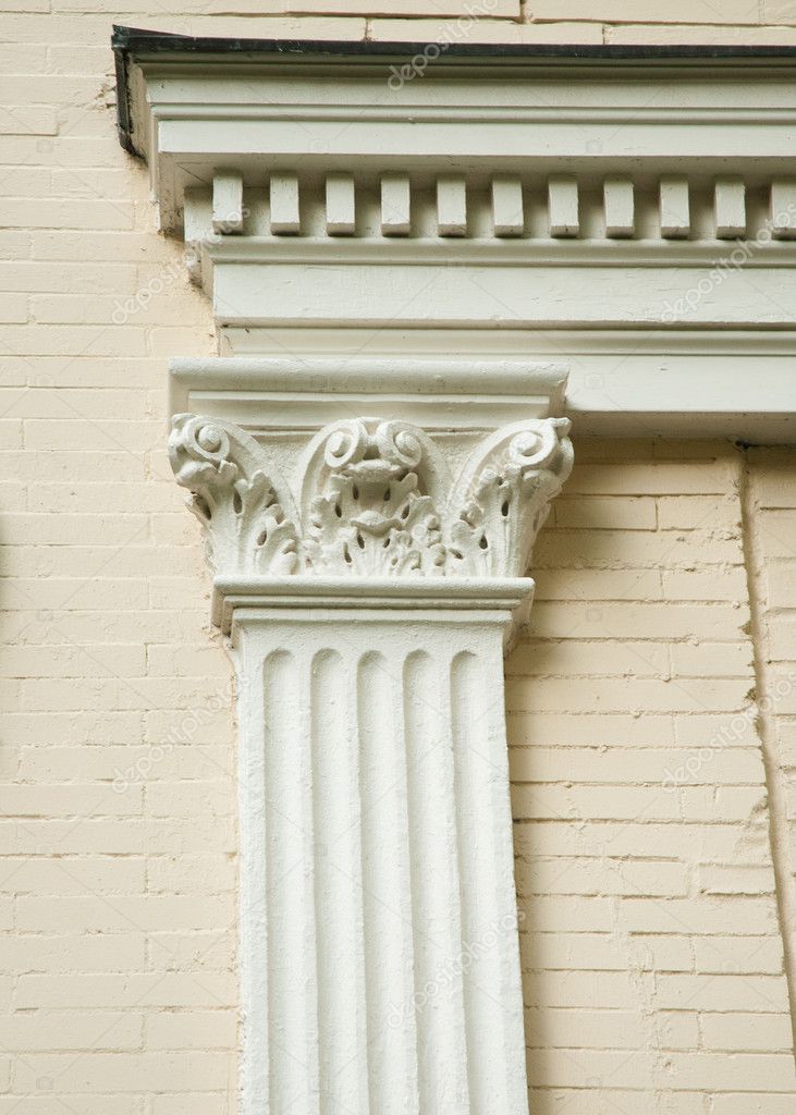 lesene corinzie scanalate — Foto Stock © dcslim #10226800