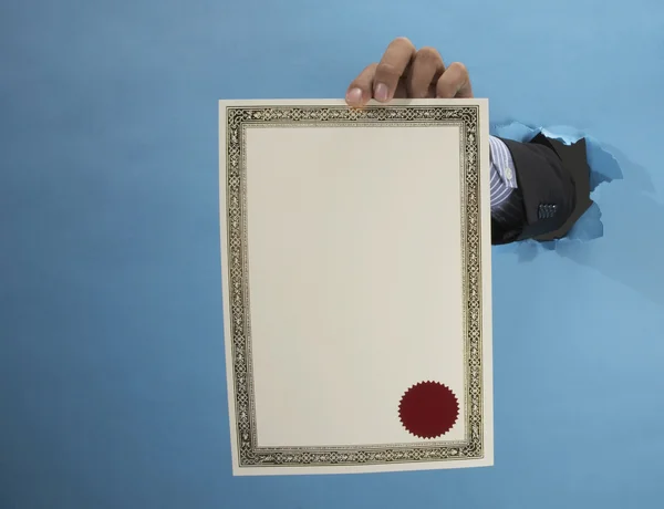 Certificate hand Stock Photos, Royalty Free Certificate hand Images ...