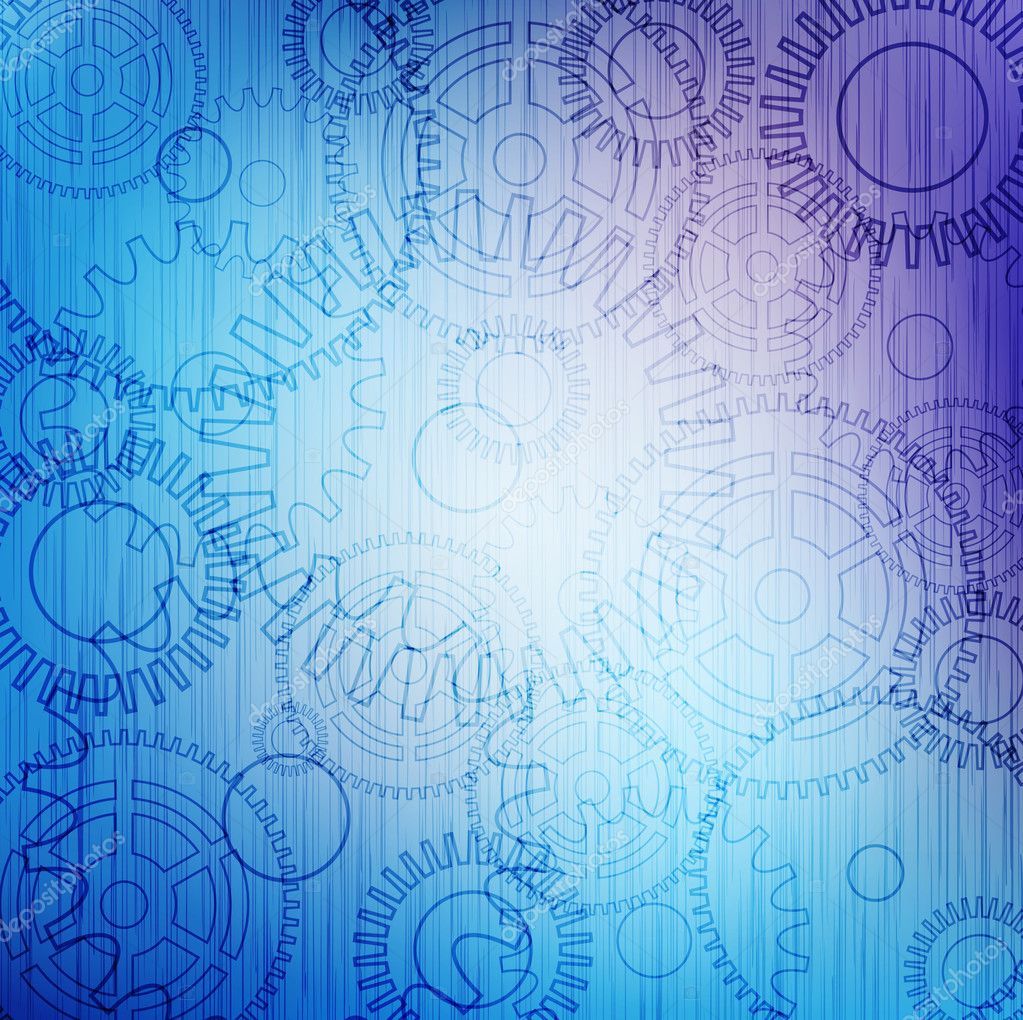 Background with gears Stock Vector by ©archibald1221 9416204