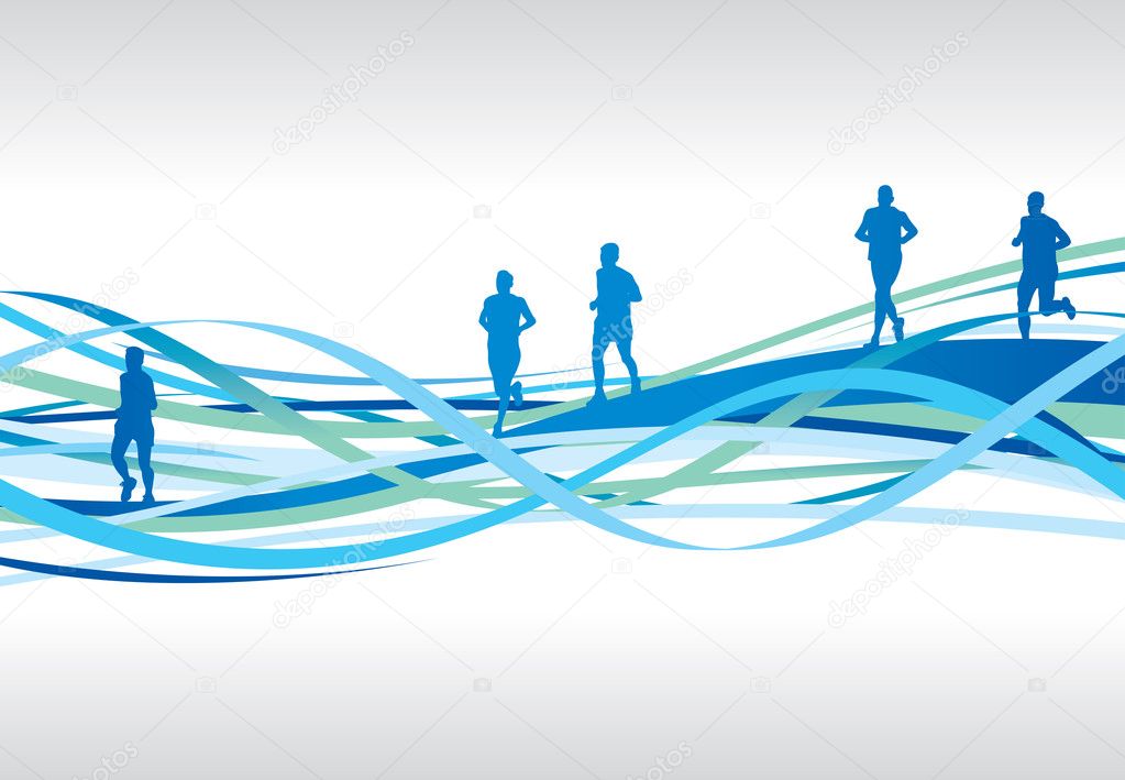 Running background Stock Vector Image by ©jameschipper #10681383