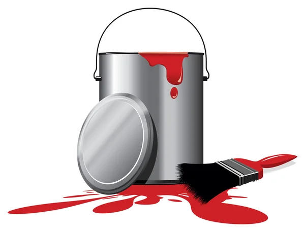 Paint pot background — Stock Vector © jameschipper #16177101