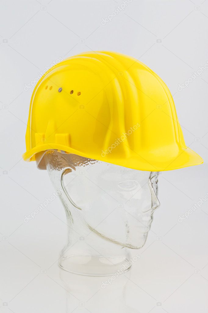 Bauhelm un trabajador de la construcción — Foto de stock #10429208 ...