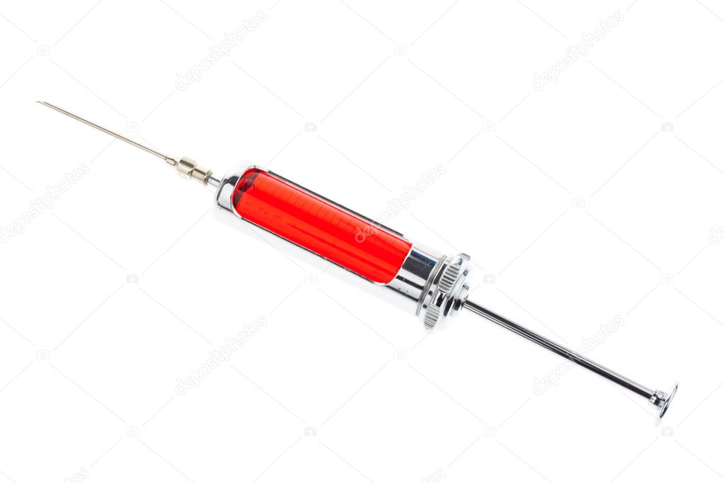 Injection needle and syringe — Stock Photo © ginasanders #8140715