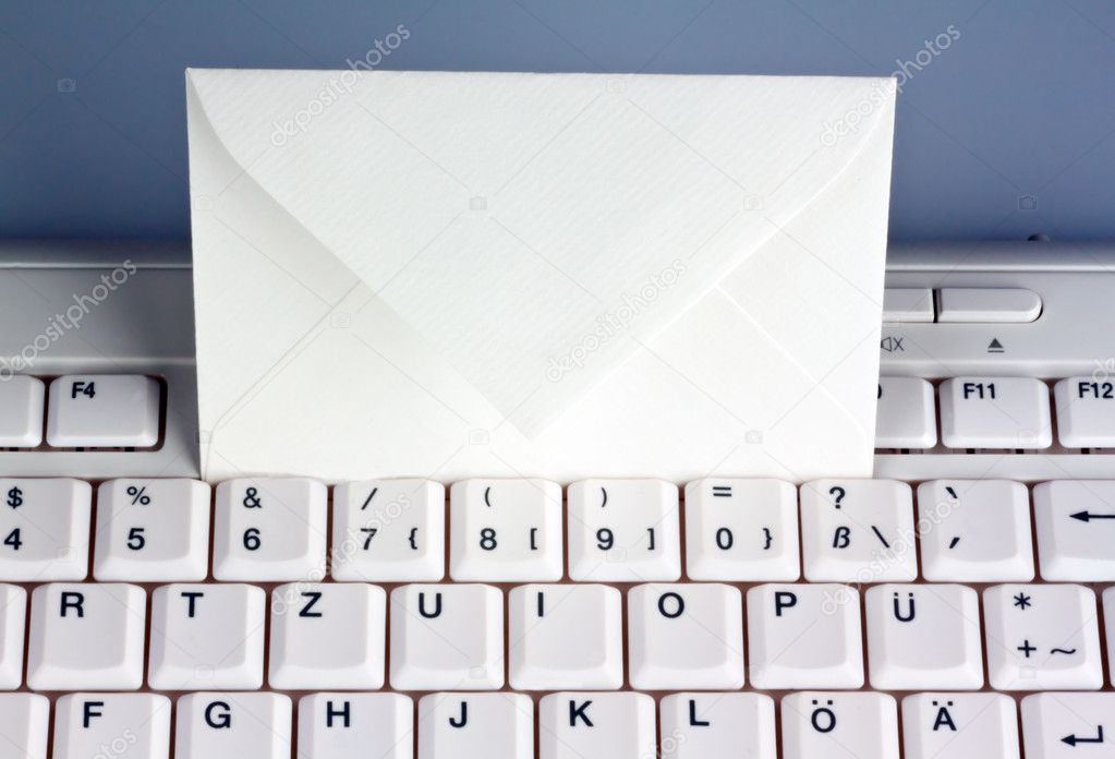 Computer keyboard and envelope. e-mail. — Stock Photo © ginasanders ...