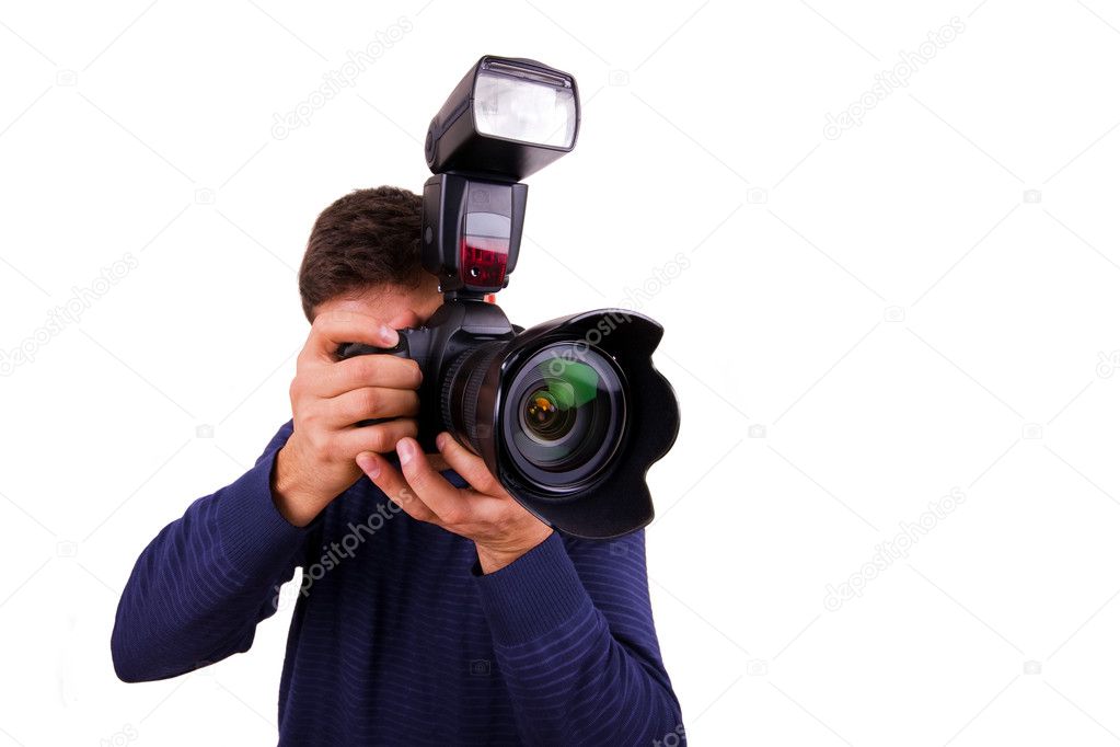 Professional photographer — Stock Photo © cristovao #9378648