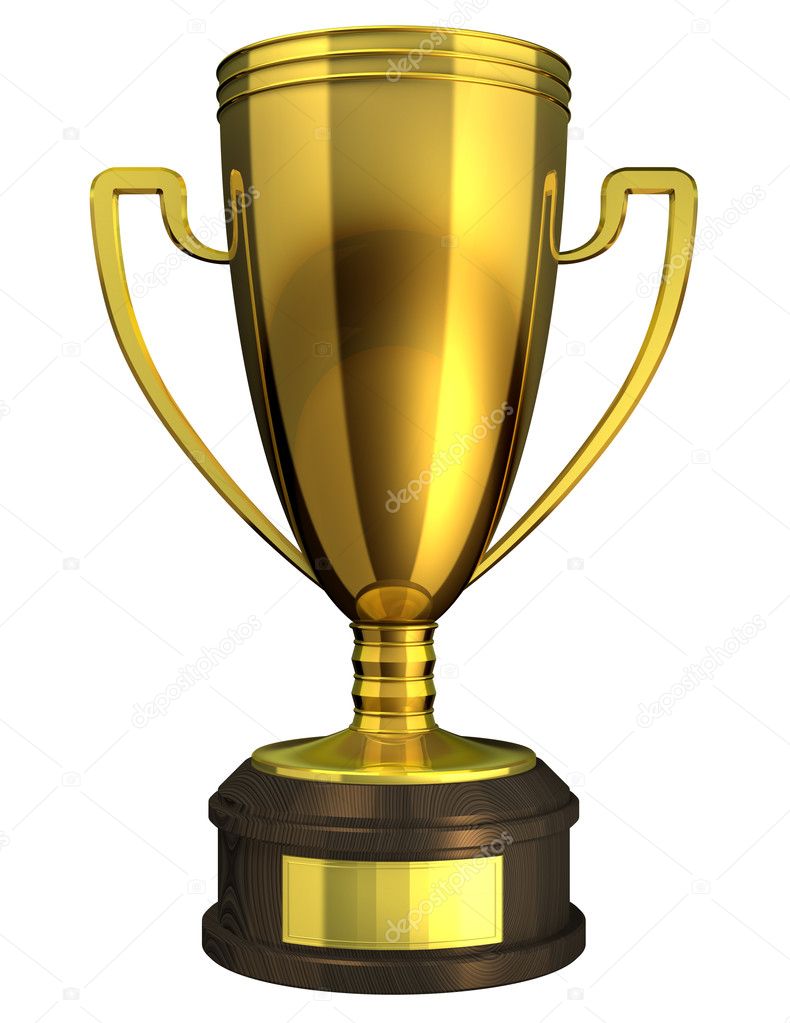 Download - Gold Cup, Award. — Stock Image