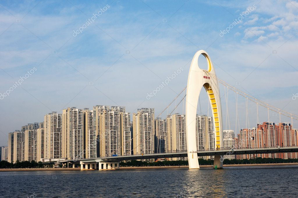 Cable-Stayed Bridge — Stock Photo © bbbbar #8043767