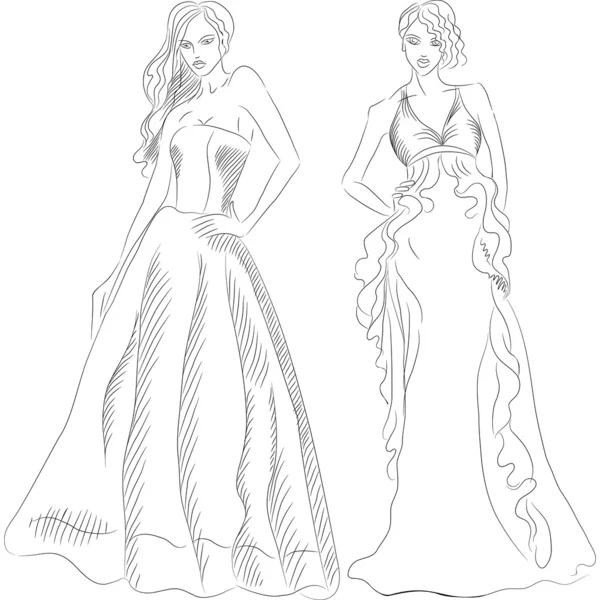 Kıyafet modelleri Vector Art Stock Images | Depositphotos