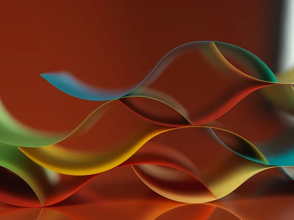 Abstract colored paper structure on red background - Stock Image ...