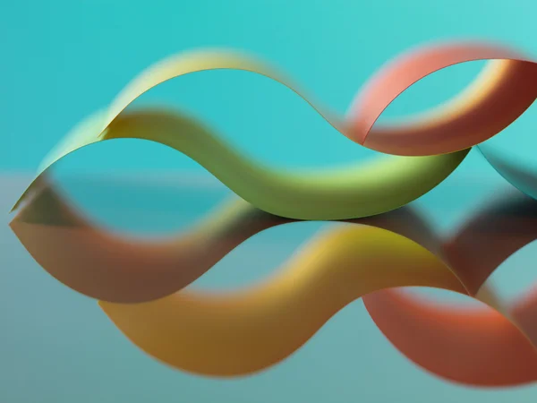 Abstract colored paper structure on blue background - Stock Image ...