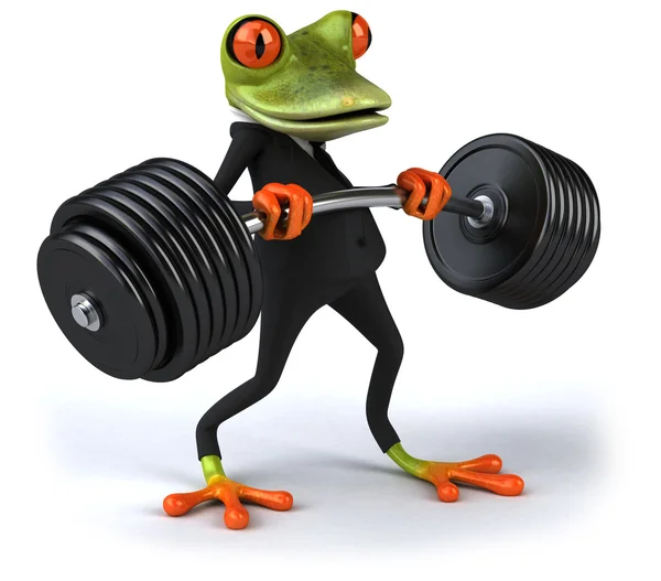 Strong frog 3d — Stock Photo © julos #8333143