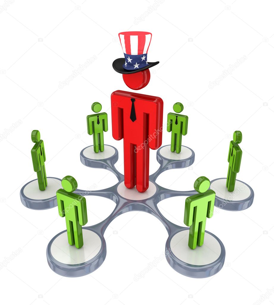 3s small around Uncle Sam. Stock Photo by ©rukanoga 8435171