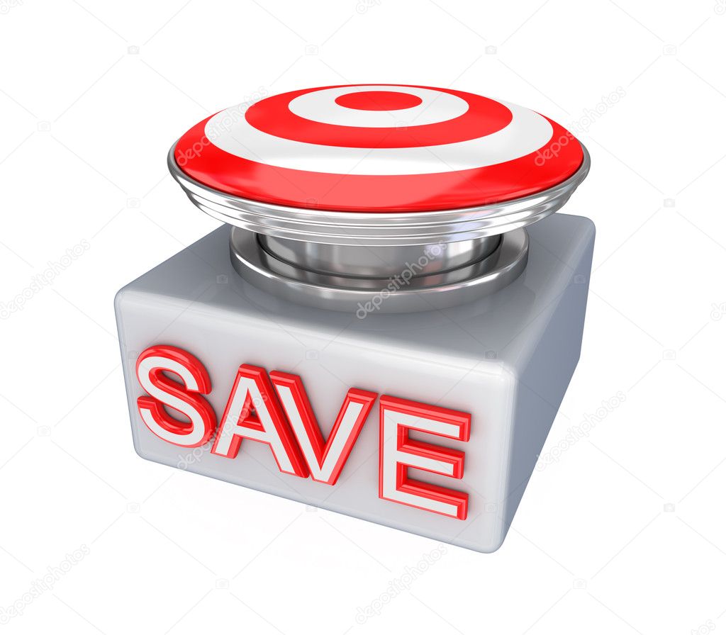 SAVE button. — Stock Photo © rukanoga #8435459