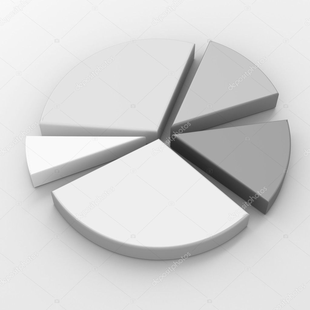 3d pie chart graph — Stock Photo © Ijalin #9732178