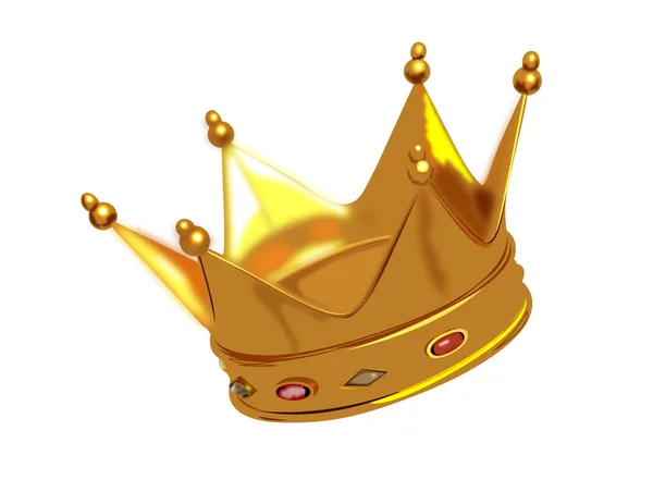 Tilted King Crown Clip Art