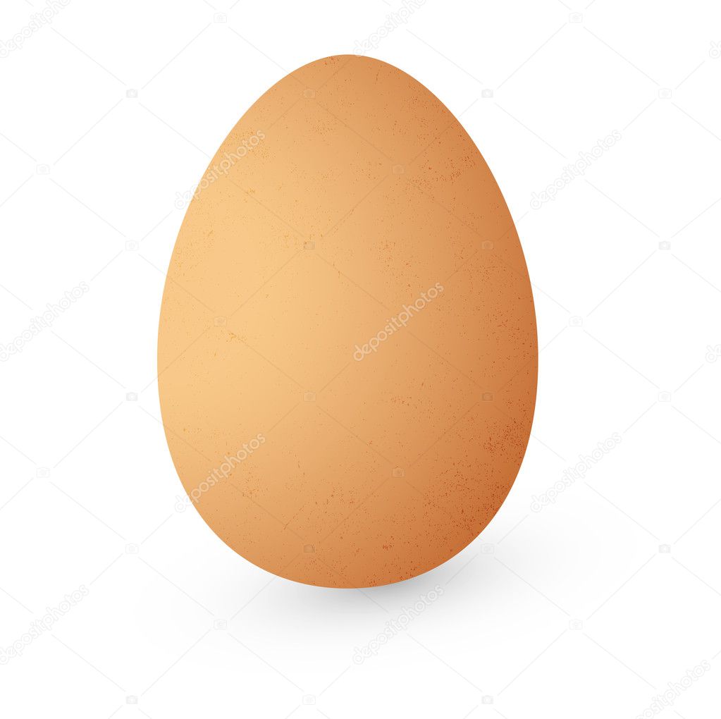 Uovo vettoriale isolato su sfondo bianco Stock Vector by ©baavli 9510370
