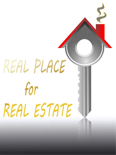 Real estate business concept with magnifying glass key house and dream ...