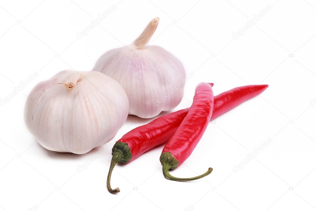 Chilli and garlic — Stock Photo © Mari1Photo #8478022
