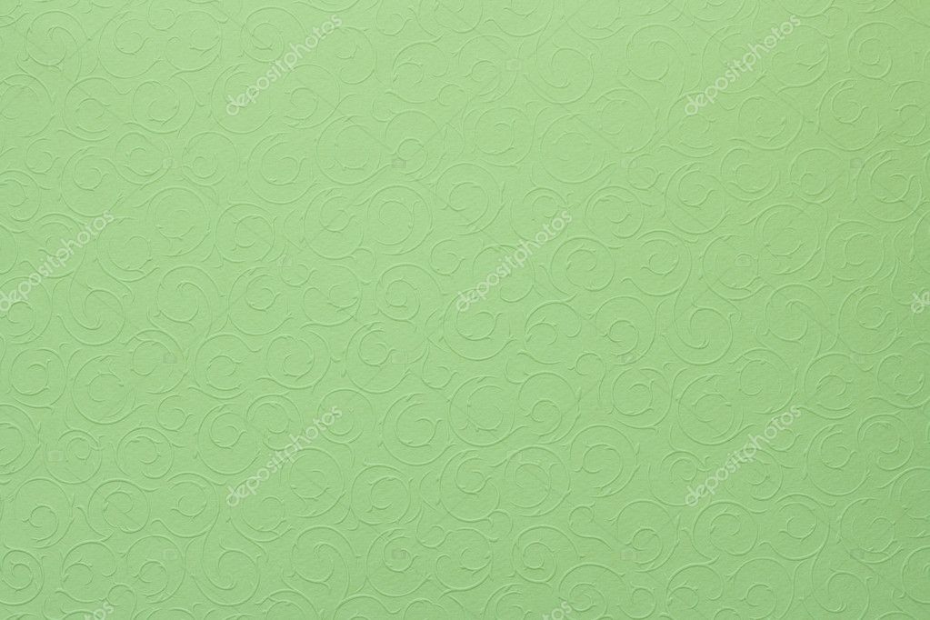 sfondo verde pastello chiaro con ornamenti organici rotondi — Foto ...