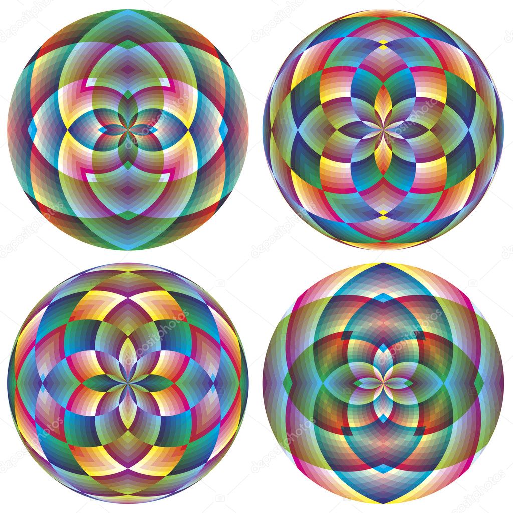 Colorful vector elements — Stock Vector © sangoiri #9904323