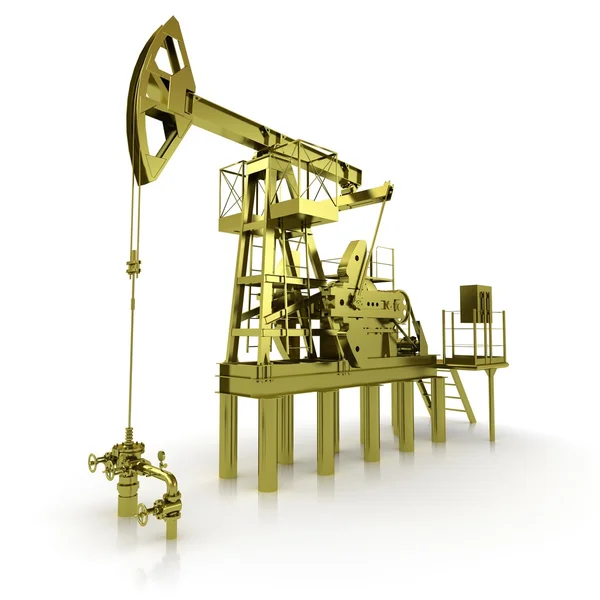 Engineering 3D model of oil production equipment (oil pump-jack ...